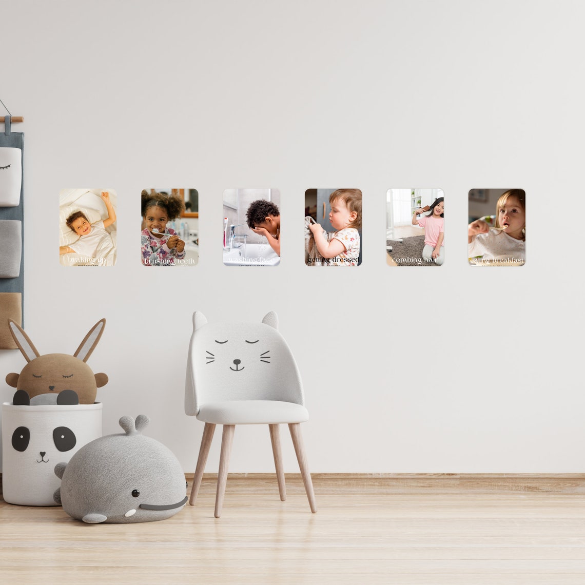 Printable Kids' Daily Routine Flash Cards - 26 Essential Routines for ...