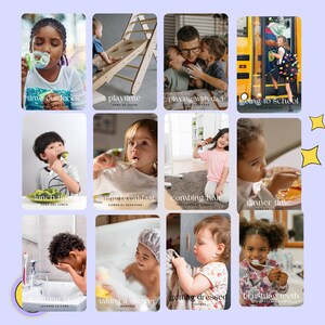 Printable Kids' Daily Routine Flash Cards - 26 Essential Routines for ...