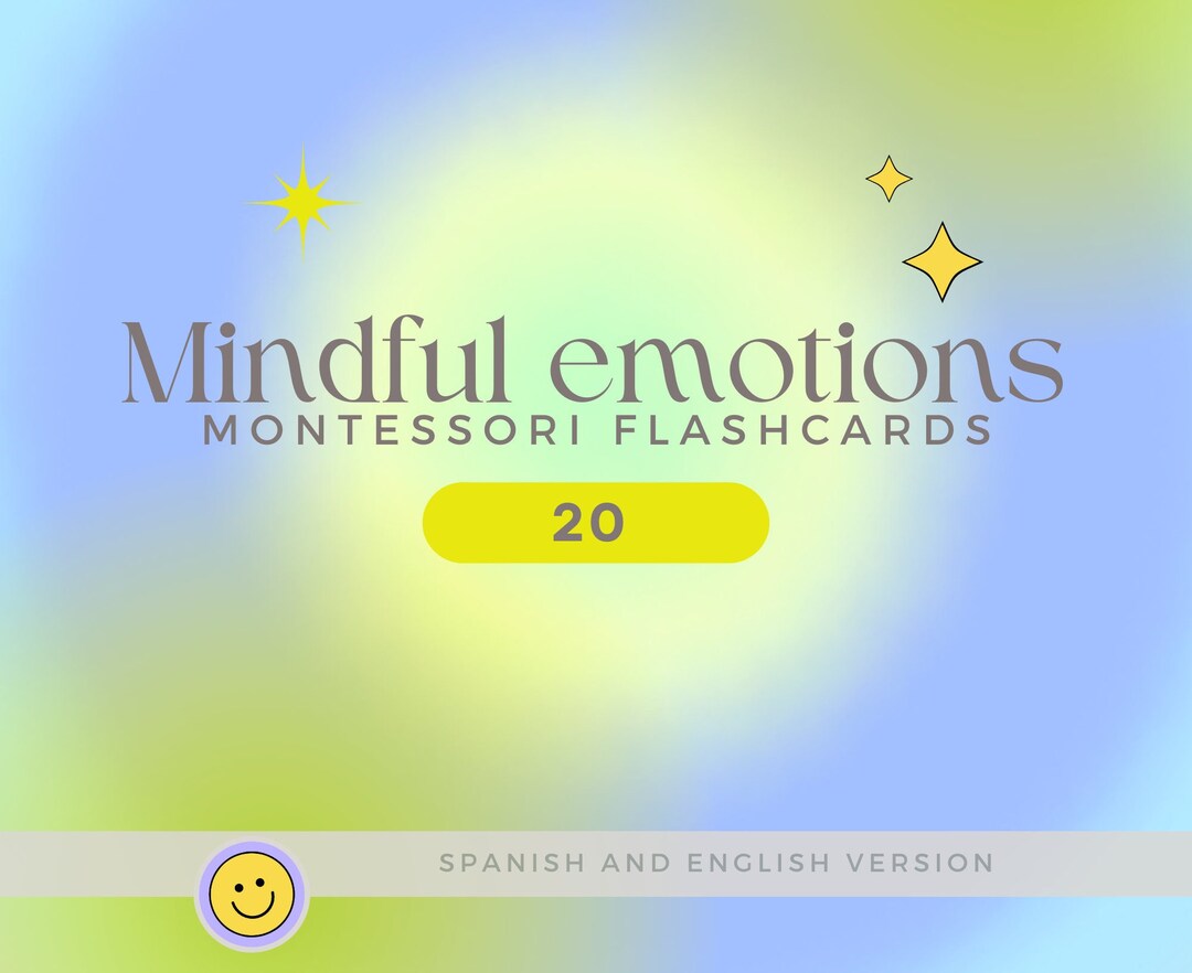 Mindful Emotions Montessori Flash Cards: Transform Toddler Routines ...