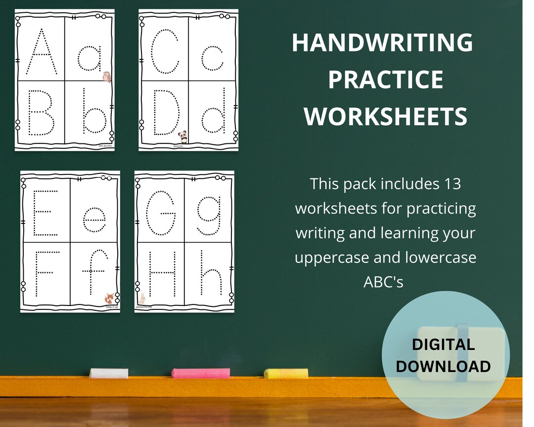 Alphabet Tracing Adventure: Uppercase and Lowercase Alphabet Printable ...