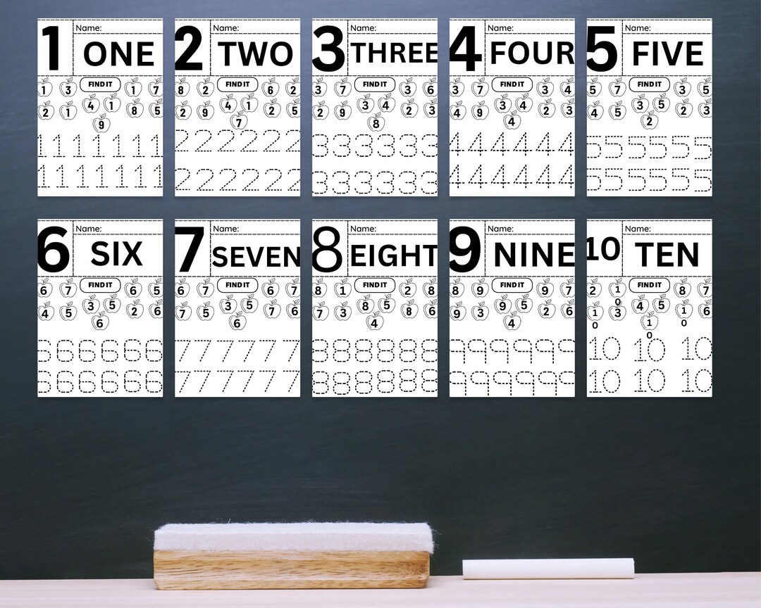 Number Explorers: Tracing Numbers Worksheet Pack - Building Numerical ...