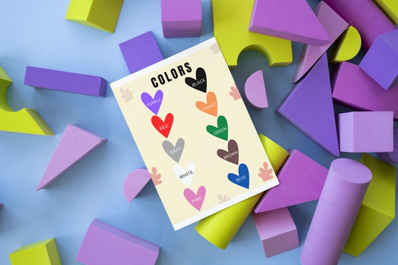 Color Match Challenge: Printable Color Matching Worksheet for Kids - Etsy