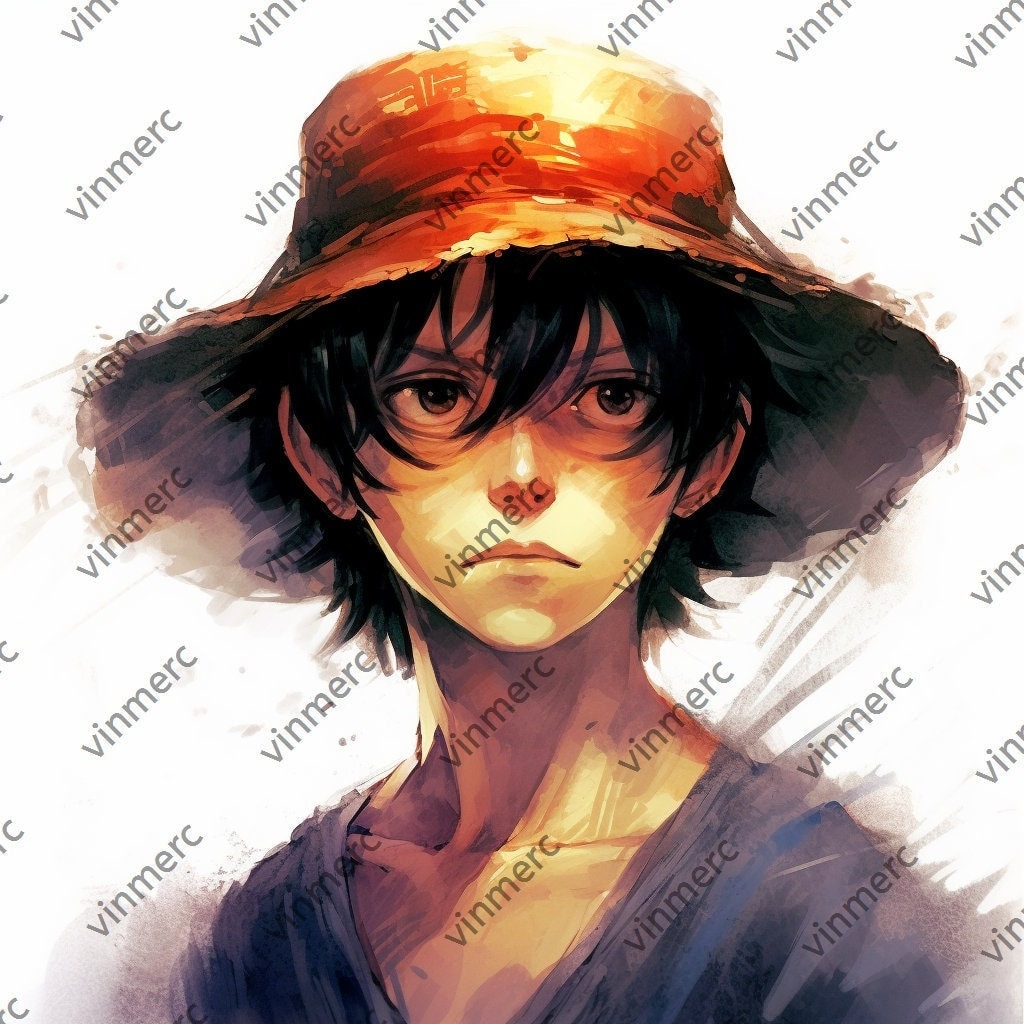 Luffy in Sui Ishida Art Style - Etsy