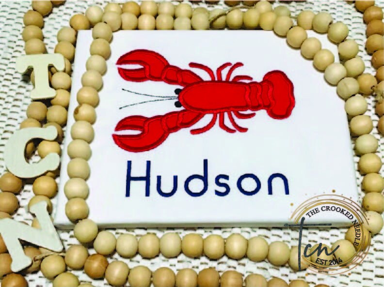 Red Lobster Embroidery Design - Etsy