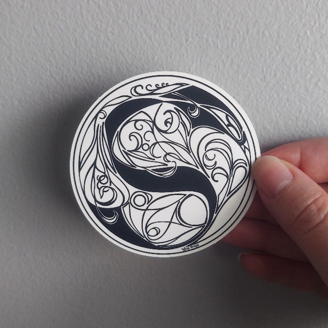 Letter S | Matte Vinyl | Glossy Holographic | 3” X 3” Sticker | S Glyph ...