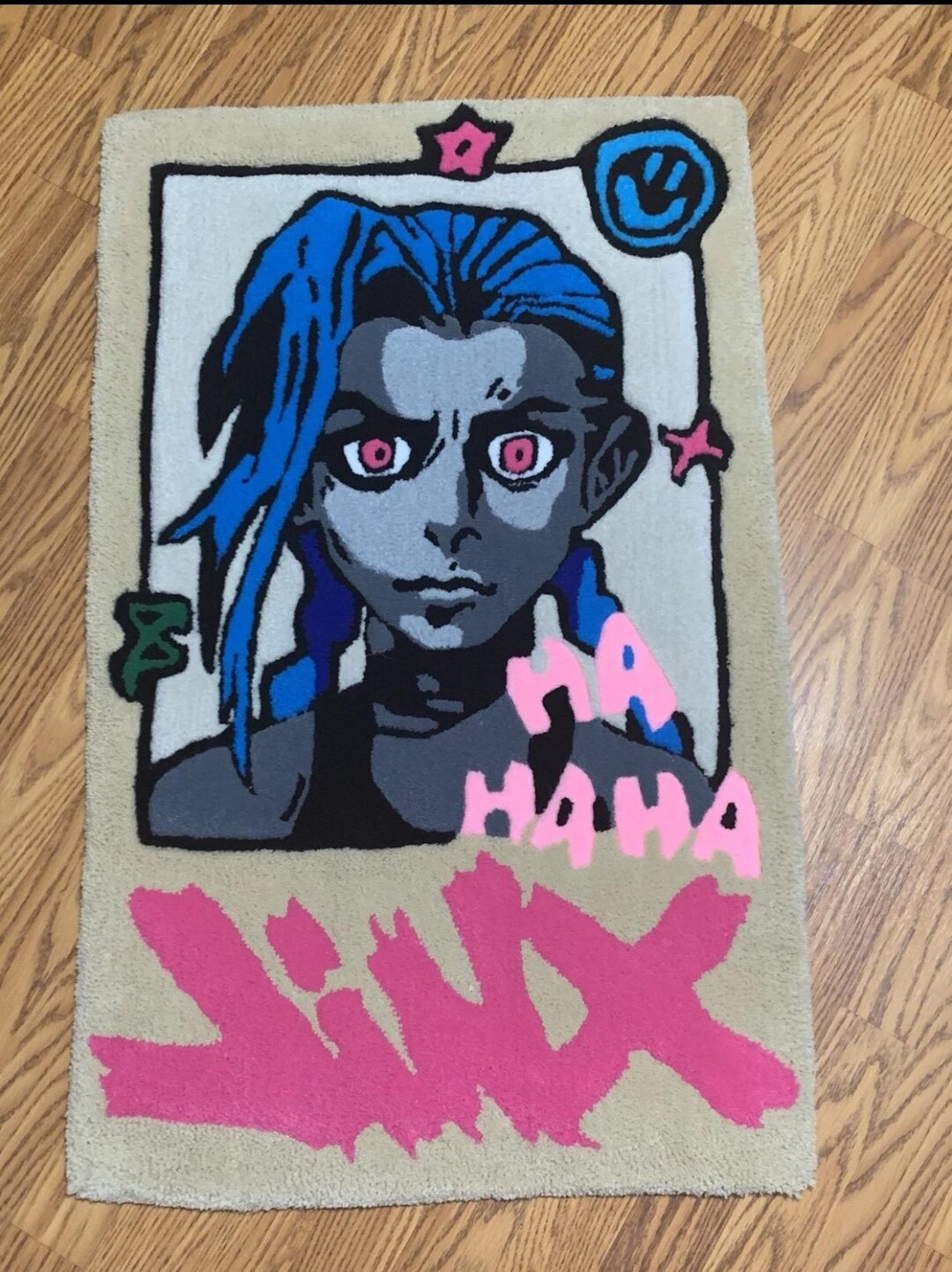 ARCANE JINX Wanted Poster Handmade Custom Rug 34x21 Inch Area Rug ...