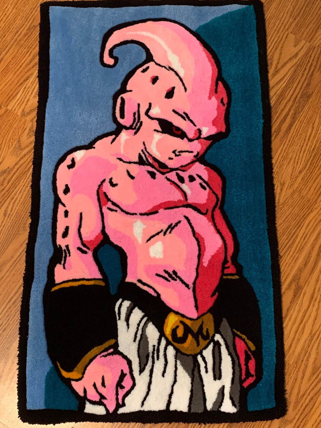 Custom Majin Kid Buu Rug Aprox. 37 in X 21 in Handmade - Etsy