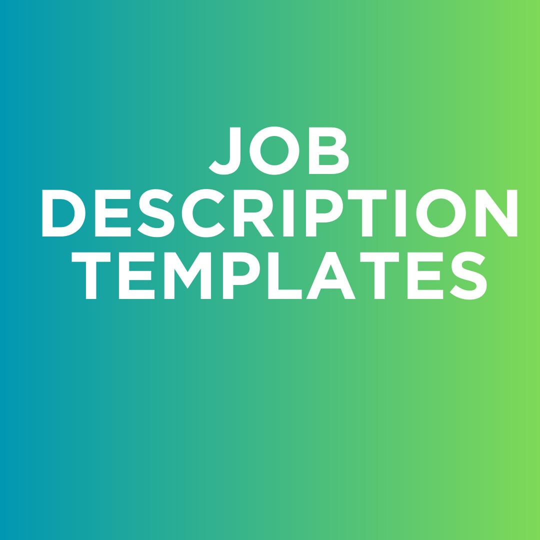 Job Description Template | Editable MS Word Template | Non IT Job ...