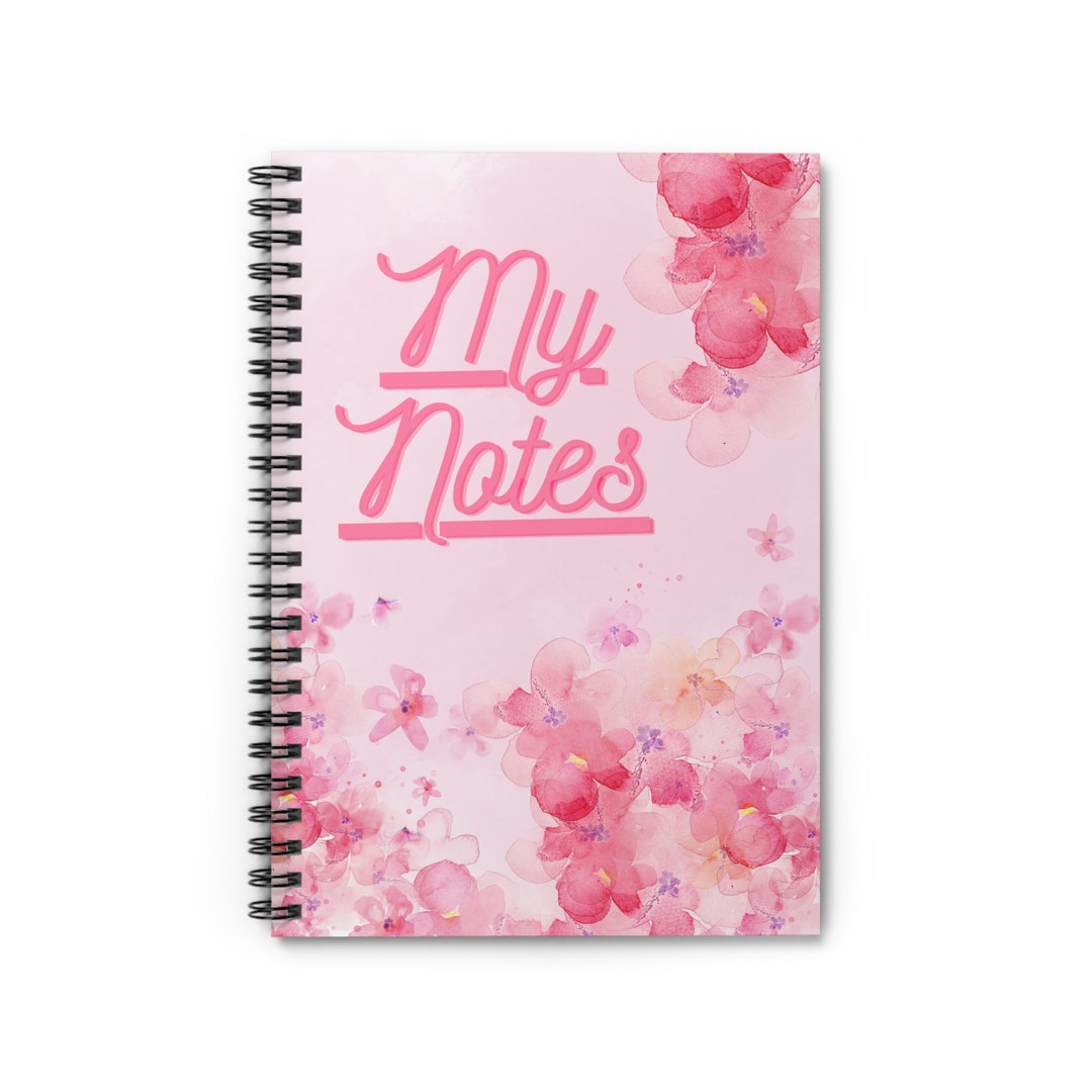 My Notes, Spiral Notebook, - Etsy