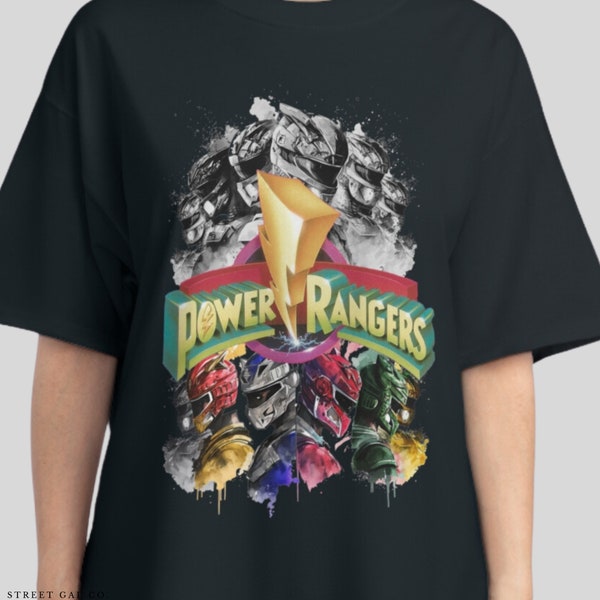 Power Rangers Tshirt - Etsy