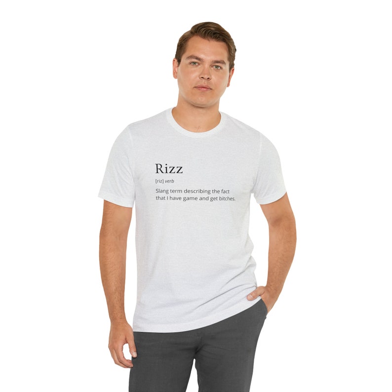 Rizz Definition Trendy Slang Graphic T shirt Etsy Rizz Definition Trendy Slang Graphic T shirt Etsy