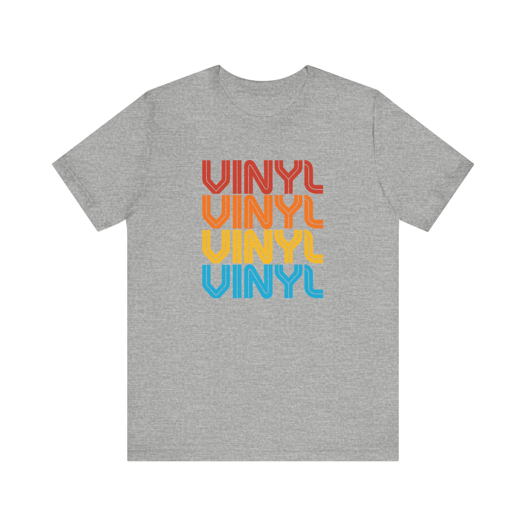 Retro Vinyl T-shirt - Bold and Colorful Music Lover Design - Etsy