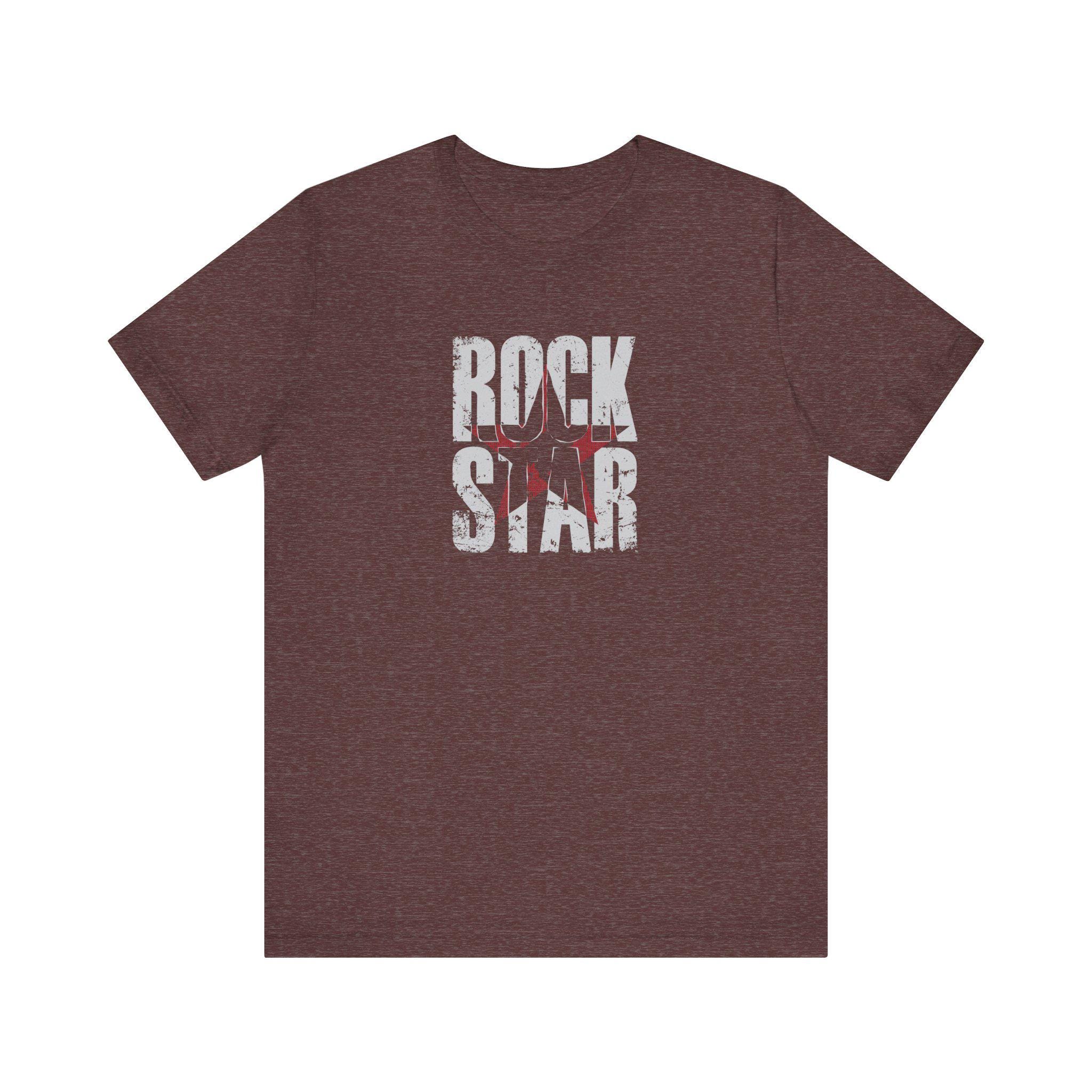 Rock Star T-shirt - Bold Music Lovers Graphic Tee - Etsy