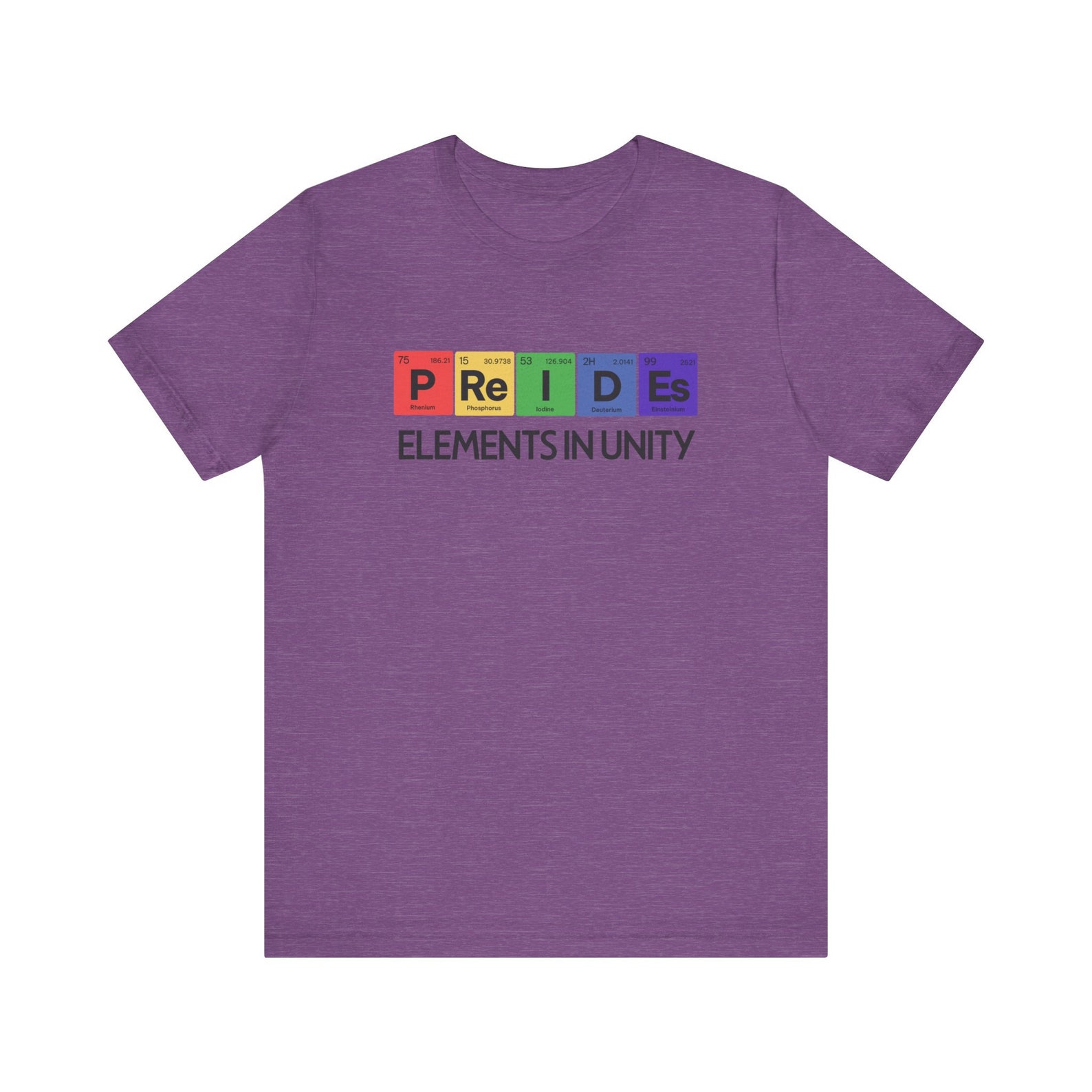 LGBTQ Tees Pride elements of Unity Periodic Table Design Gay Pride ...