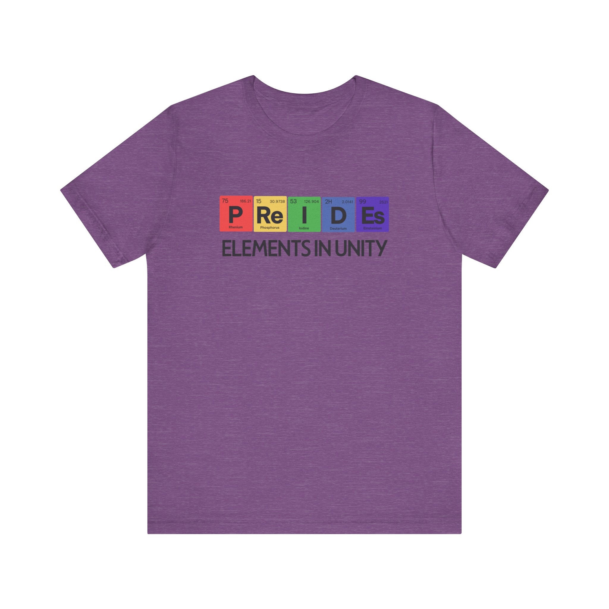 LGBTQ Tees Pride elements of Unity Periodic Table Design Gay Pride ...