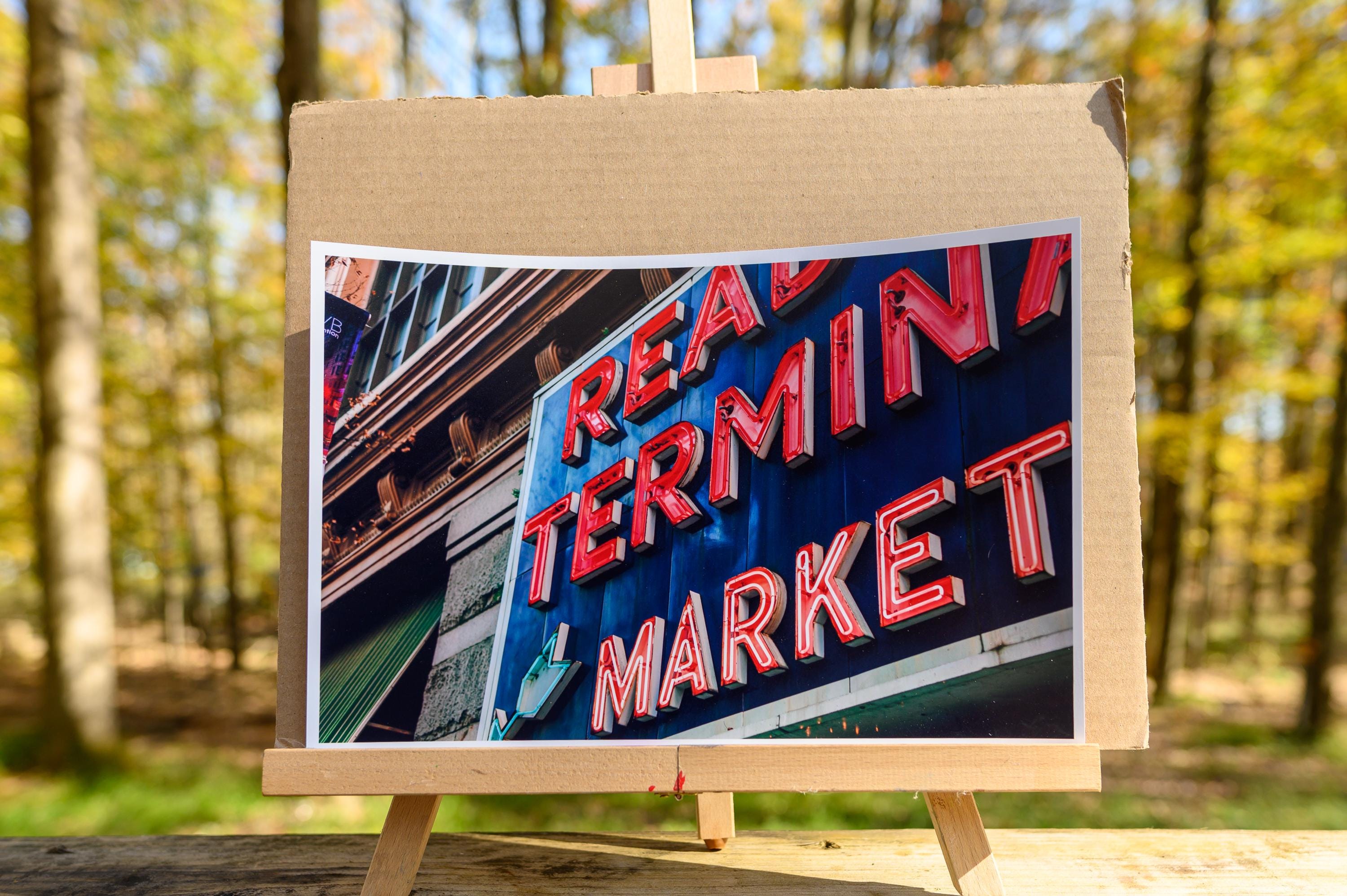 Reading Terminal Market Neon Sign – Philadelphia Photo Print, Signed ...