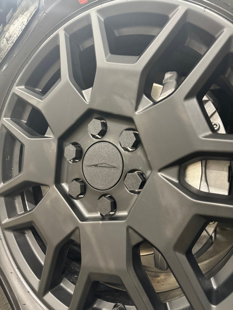 Tesla Cybertruck Wheel Center Caps & Wheel Lug Nut Cover Caps - Etsy