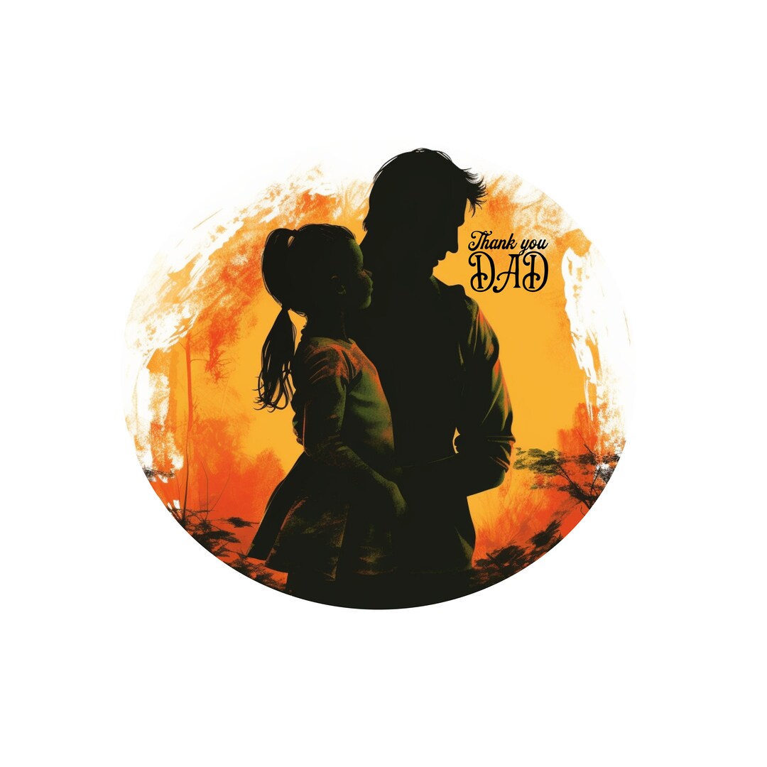 Father and Daughter Sticker - Etsy