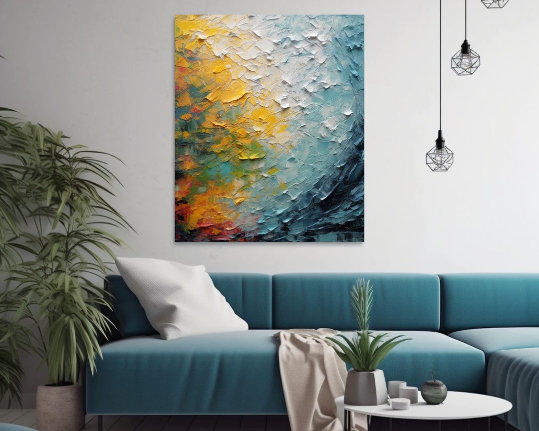 Contemporary Abstract DIGITAL Painting Wall Art Printable Downloadable ...