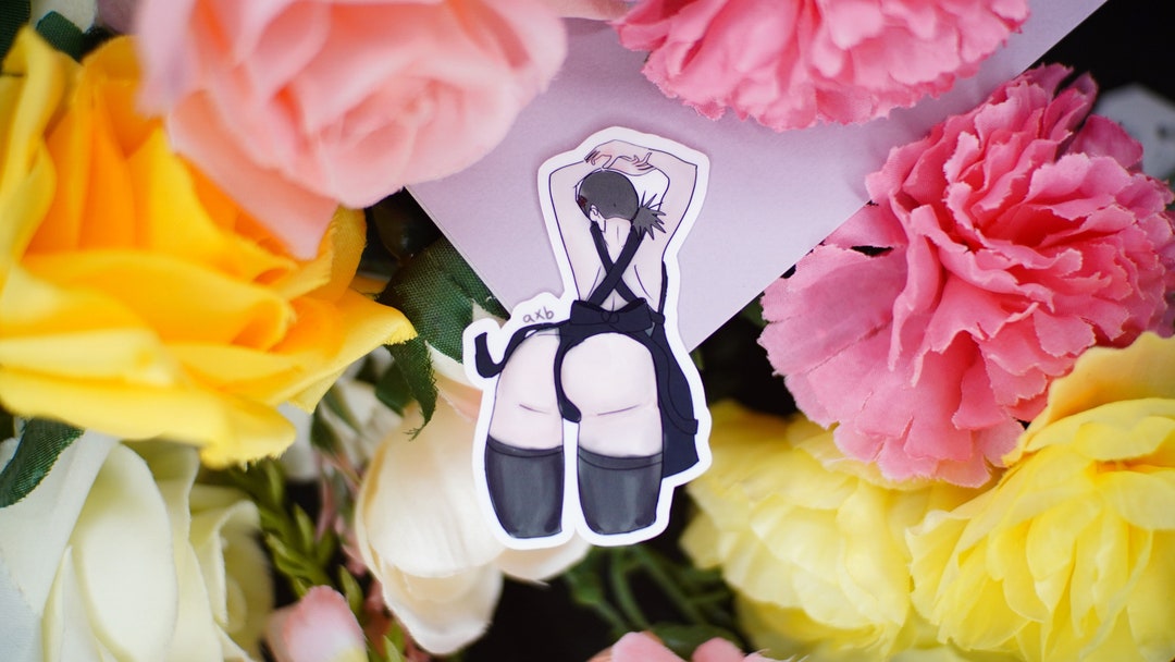 Anime Cute Girl Manga Sticker Water Bottle Sticker Computer Sticker ...