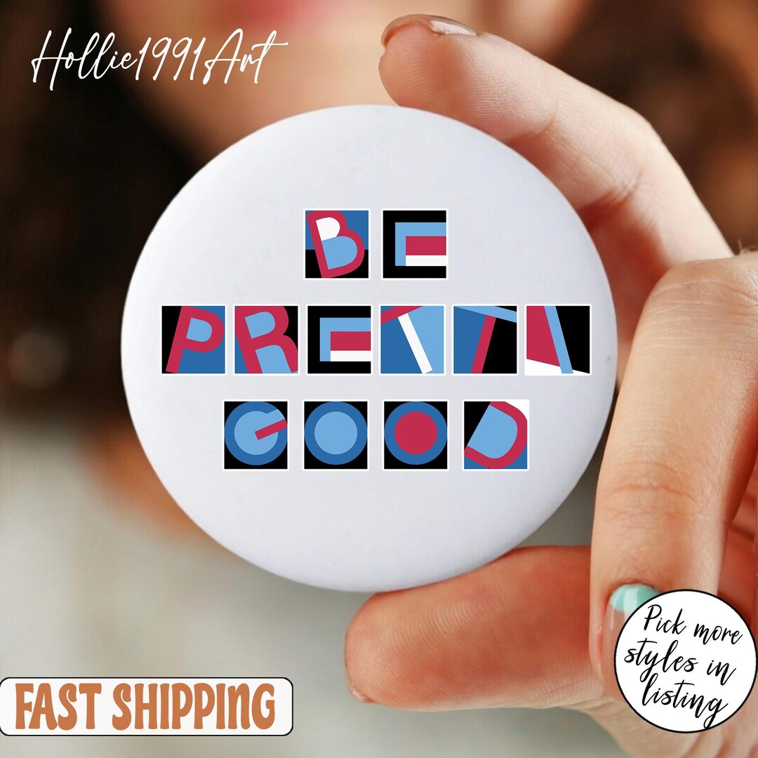 Floral Be Pretti Good Pin - Activism Accessory, Political Protest Gear ...