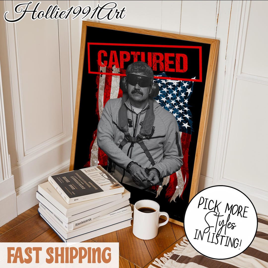 Maduro Captured 2026 Poster Print, Venezuela Protest Wall Art ...