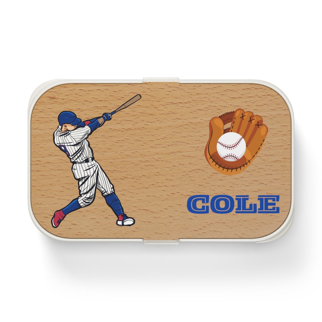 Personalized Bento Lunch Box for Baseball Fan for Back to School ...