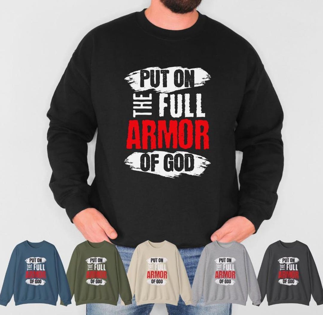 Armor of God Christian Streetwear Hoodie Teen Baptism Gift Bible Verse ...