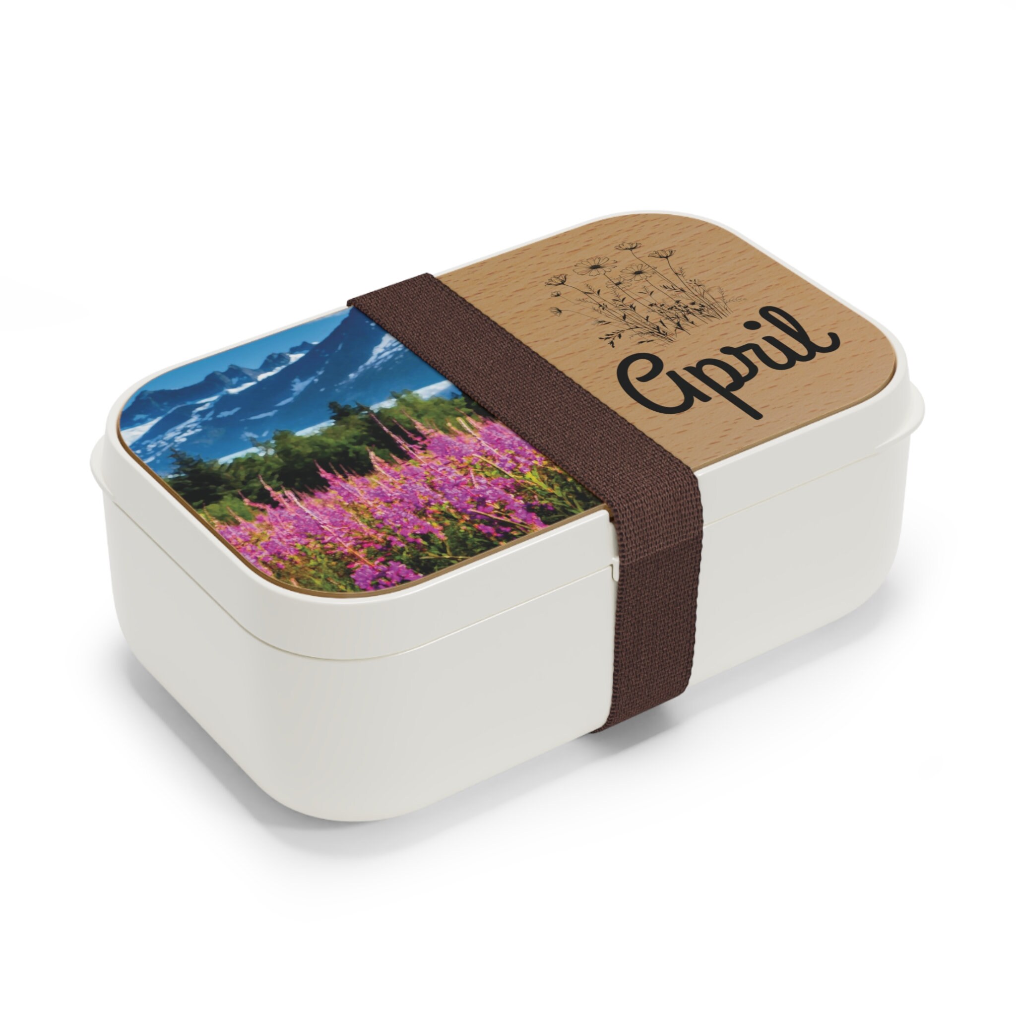 Personalized Bento Box for Nature Lover. Custom Lunch Box for School or ...