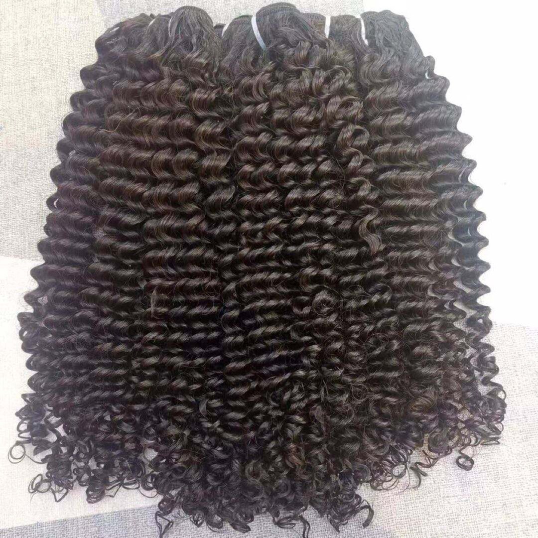 Raw Burmese Curly Hair single 100 Gram Bundles - Etsy