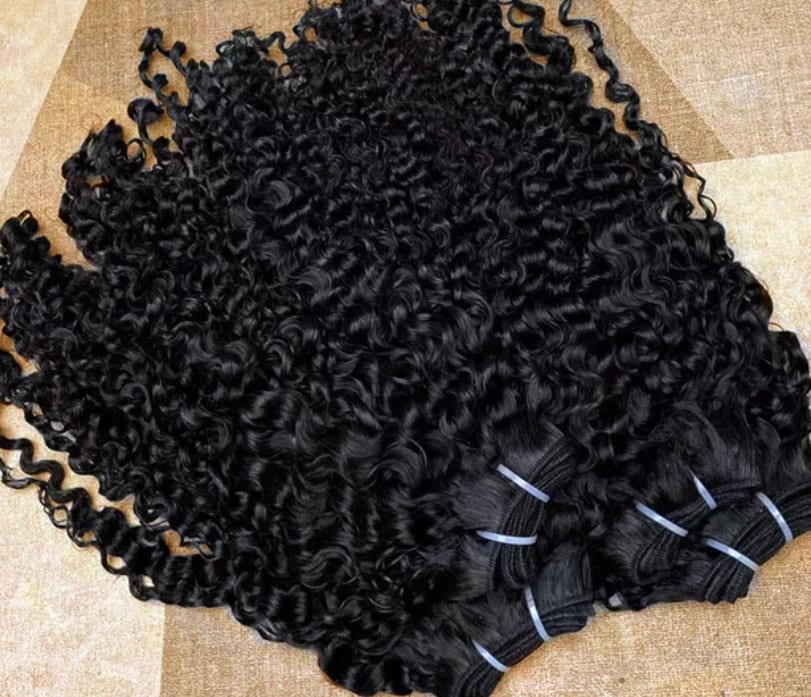 Raw Burmese Curly Hair single 100 Gram Bundles - Etsy