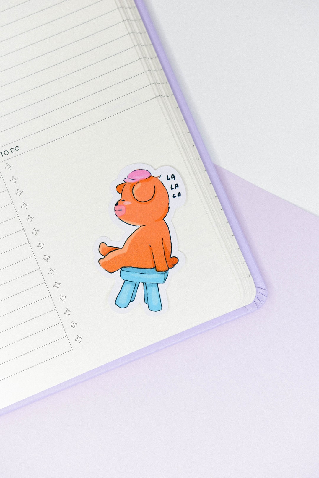 La La La Dog Sticker Daydreaming Dog Derp Doggo Funny - Etsy