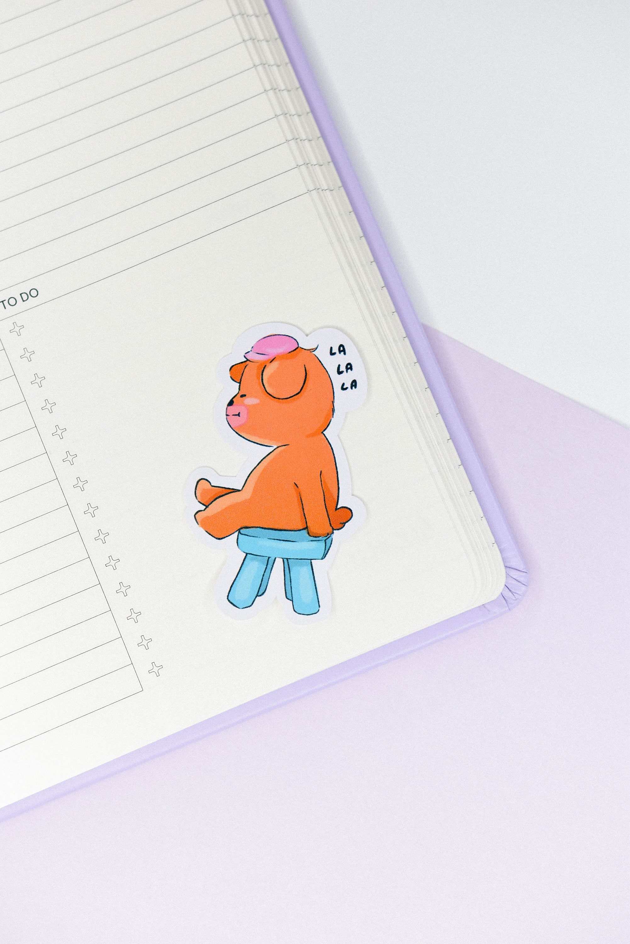 La La La Dog Sticker Daydreaming Dog Derp Doggo Funny - Etsy