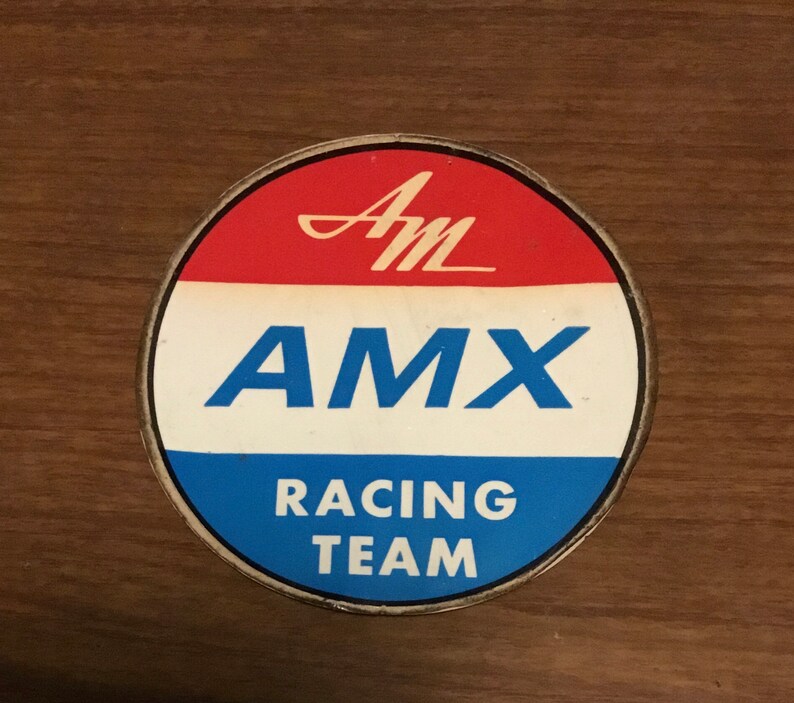 1960s AMC AMX Racing Team Drag Racing Sticker Piece of - Etsy