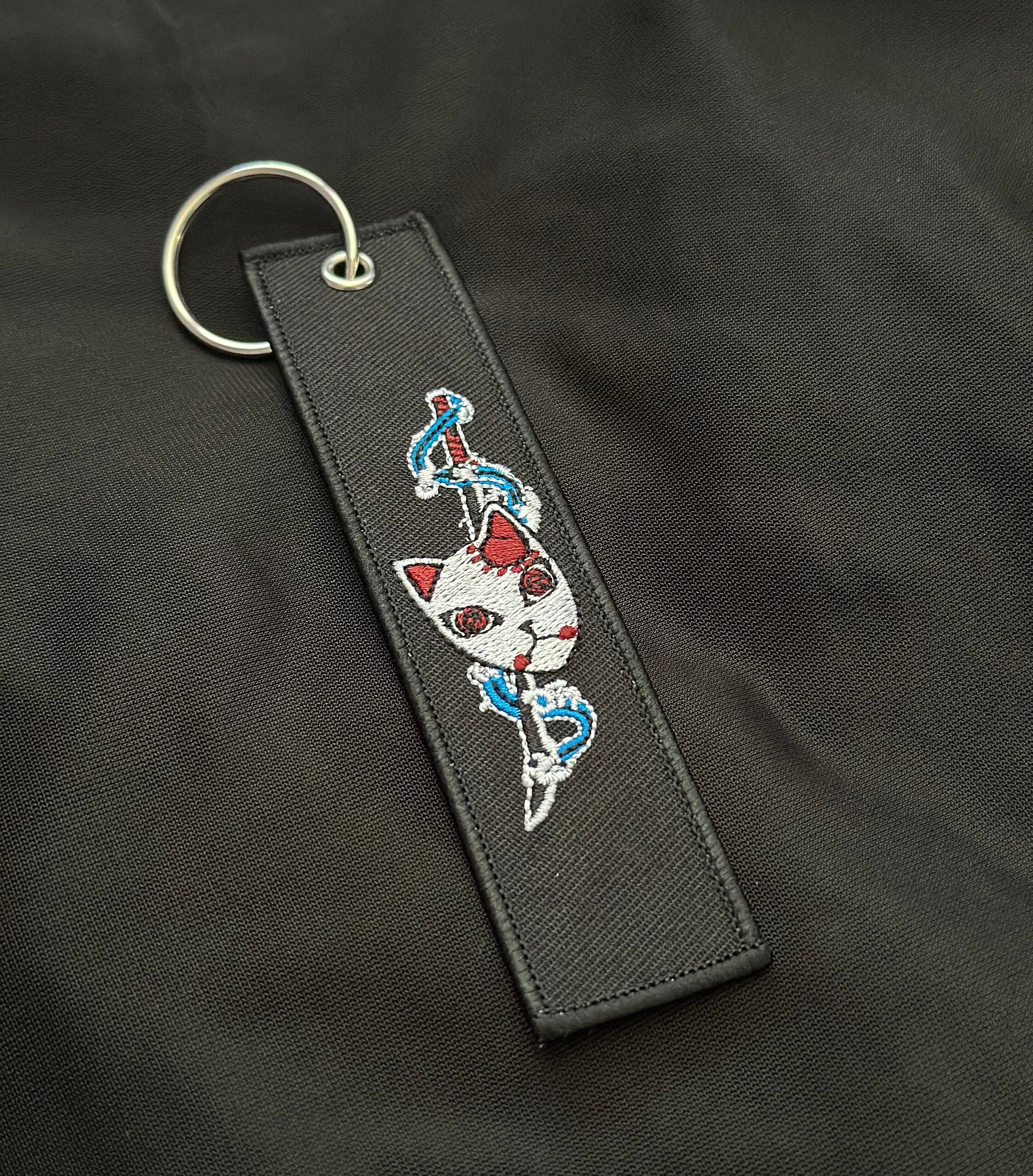 Demon Slayer Tanjiro Kimetsu No Yaiba Anbu Mask Jet Tag Keychain - Etsy