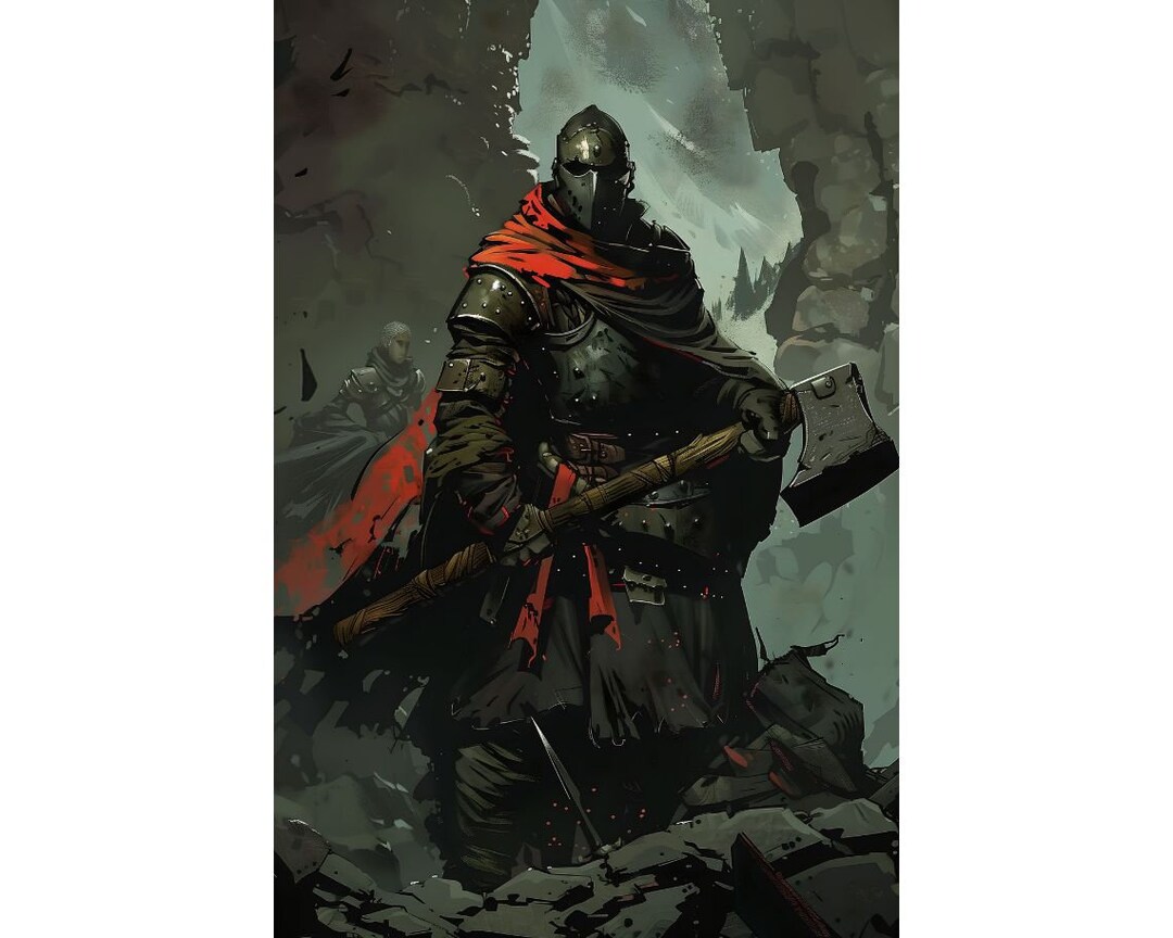 The Butcher Dark Fantasy Darkest Dungeon & Dragons Poster Wall Art ...
