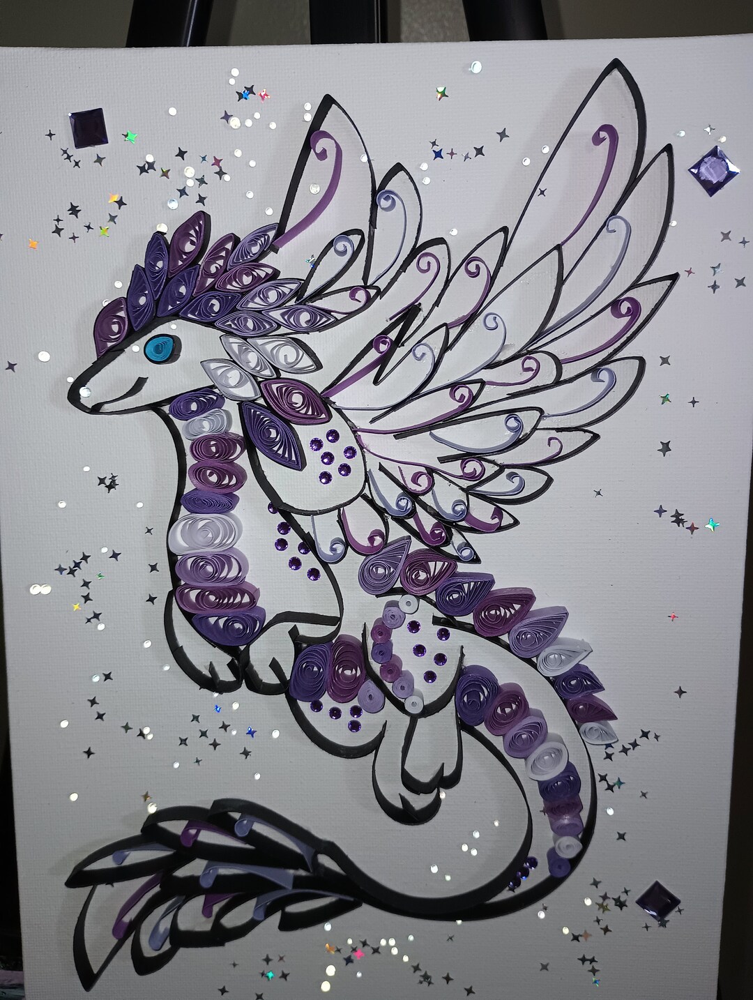 Mythical Purple Dragon - Etsy