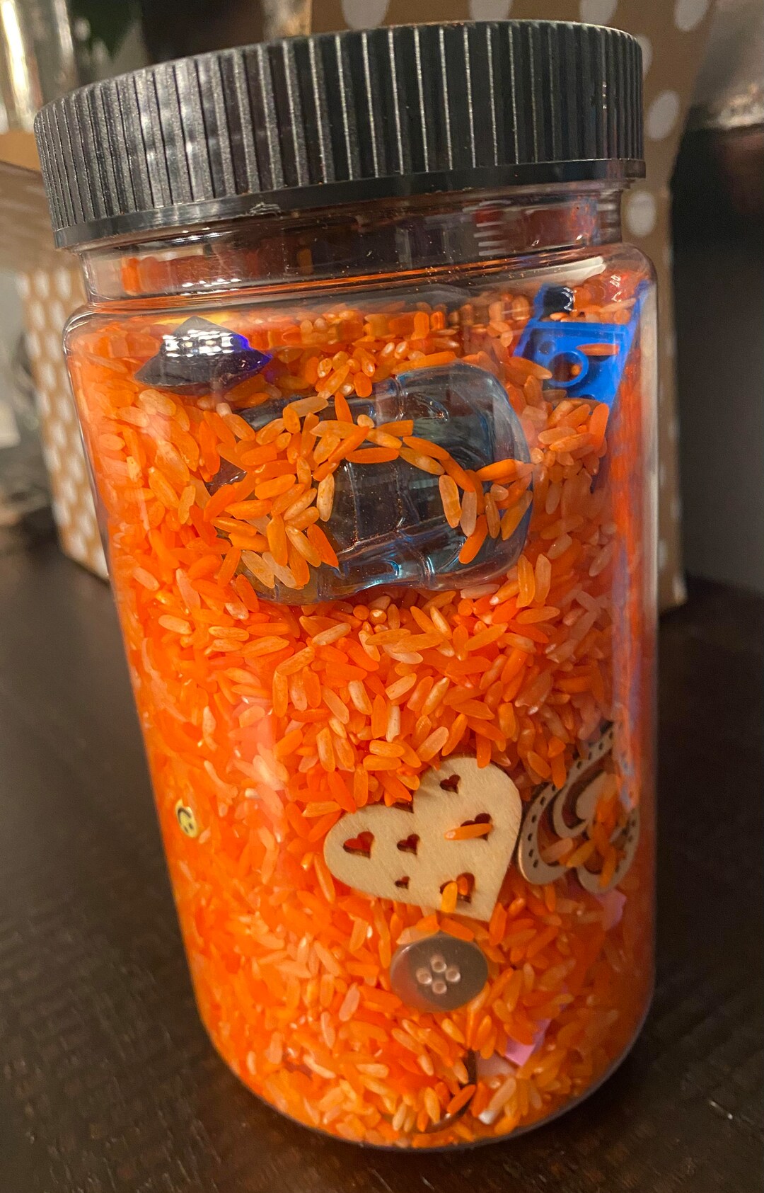Orange XL I SPY Bottle I Spy Sensory Bottle Self-regulation - Etsy