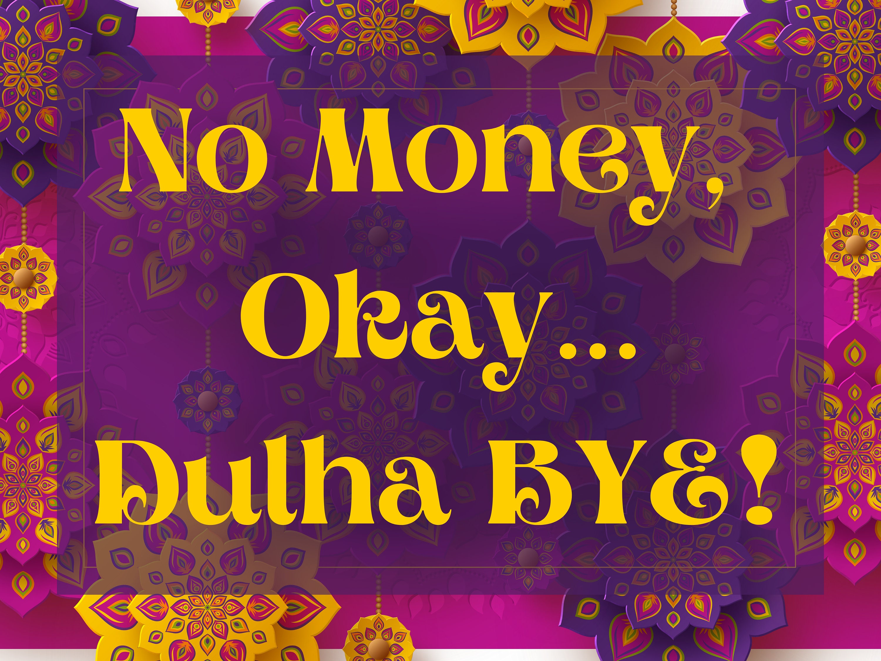 Desi Wedding Gate Dhora Signs - Etsy