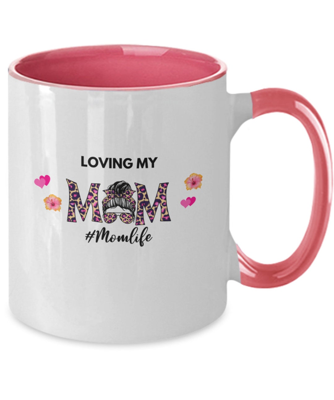 Graphic Loving My Mom Life Mug Gift for Women, Mother's Day Gift ...