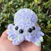 Floral Purple Jumping Spider Crochet Plushie | Stuffed Animal | Toy ...