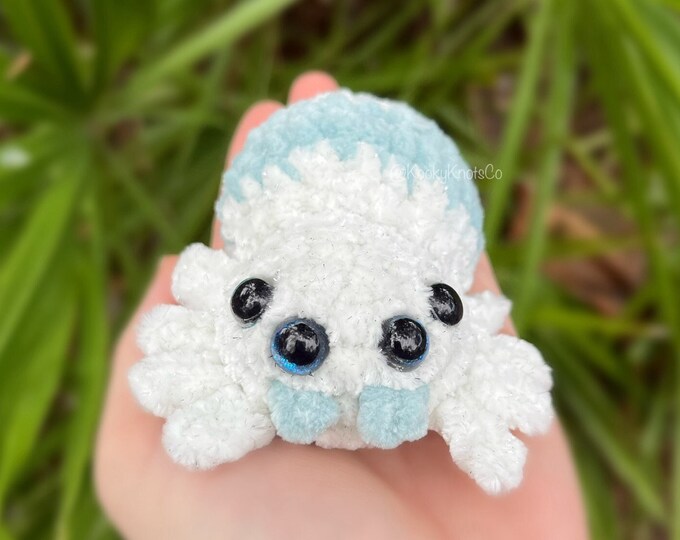 Snowflake Jumping Spider Crochet Plushie Jumping Spider Plush Gifts - Etsy