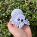Floral Purple Jumping Spider Crochet Plushie | Stuffed Animal | Toy ...