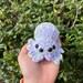 Floral Purple Jumping Spider Crochet Plushie | Stuffed Animal | Toy ...