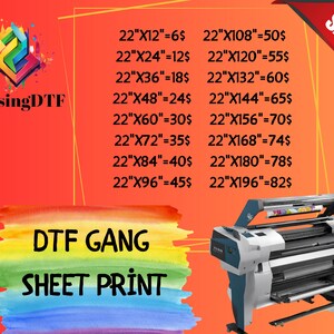 Mega Bulk Gang Sheet, Gang Sheet Print, Same Day Service, Dtf Transfers ...