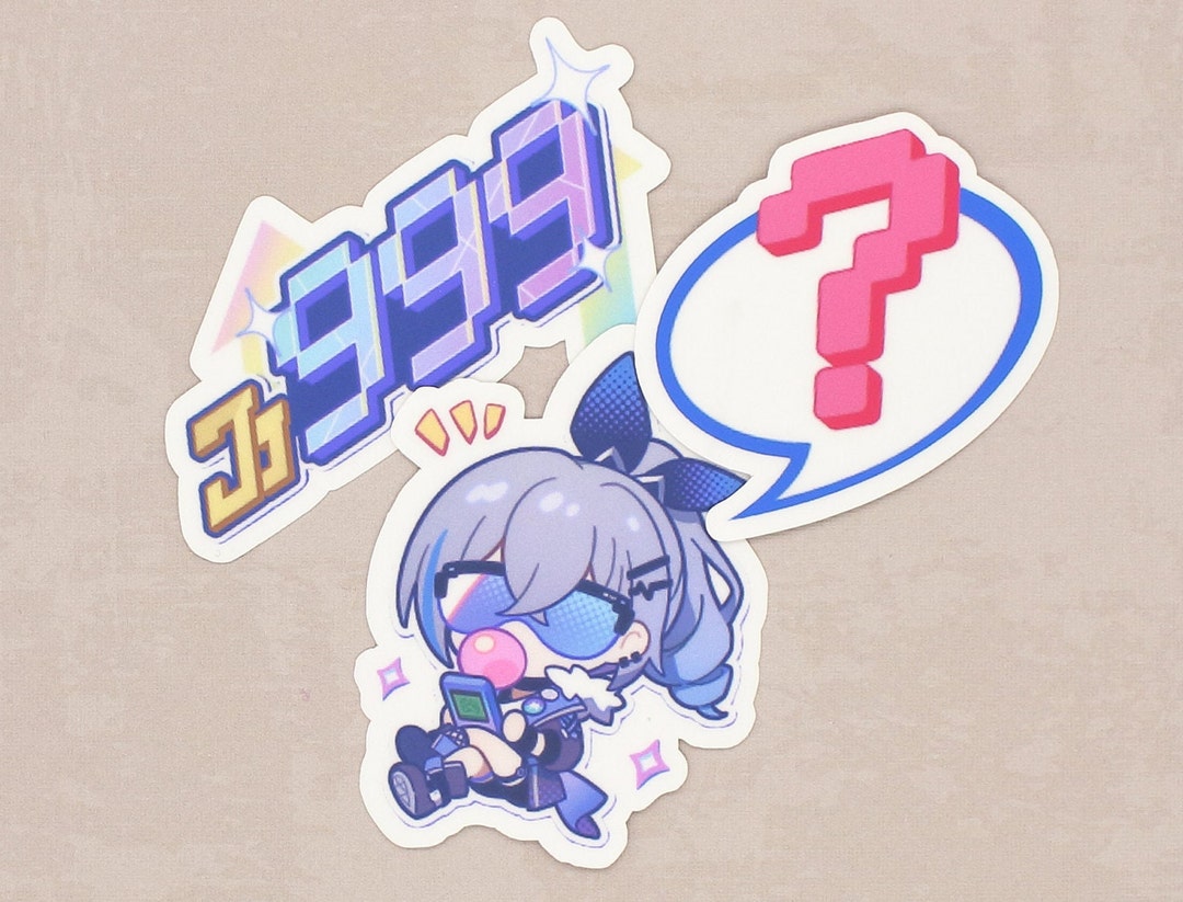 Honkai: Star Rail Starhunt Game Silverwolf Sticker Set set of 3 Cute ...