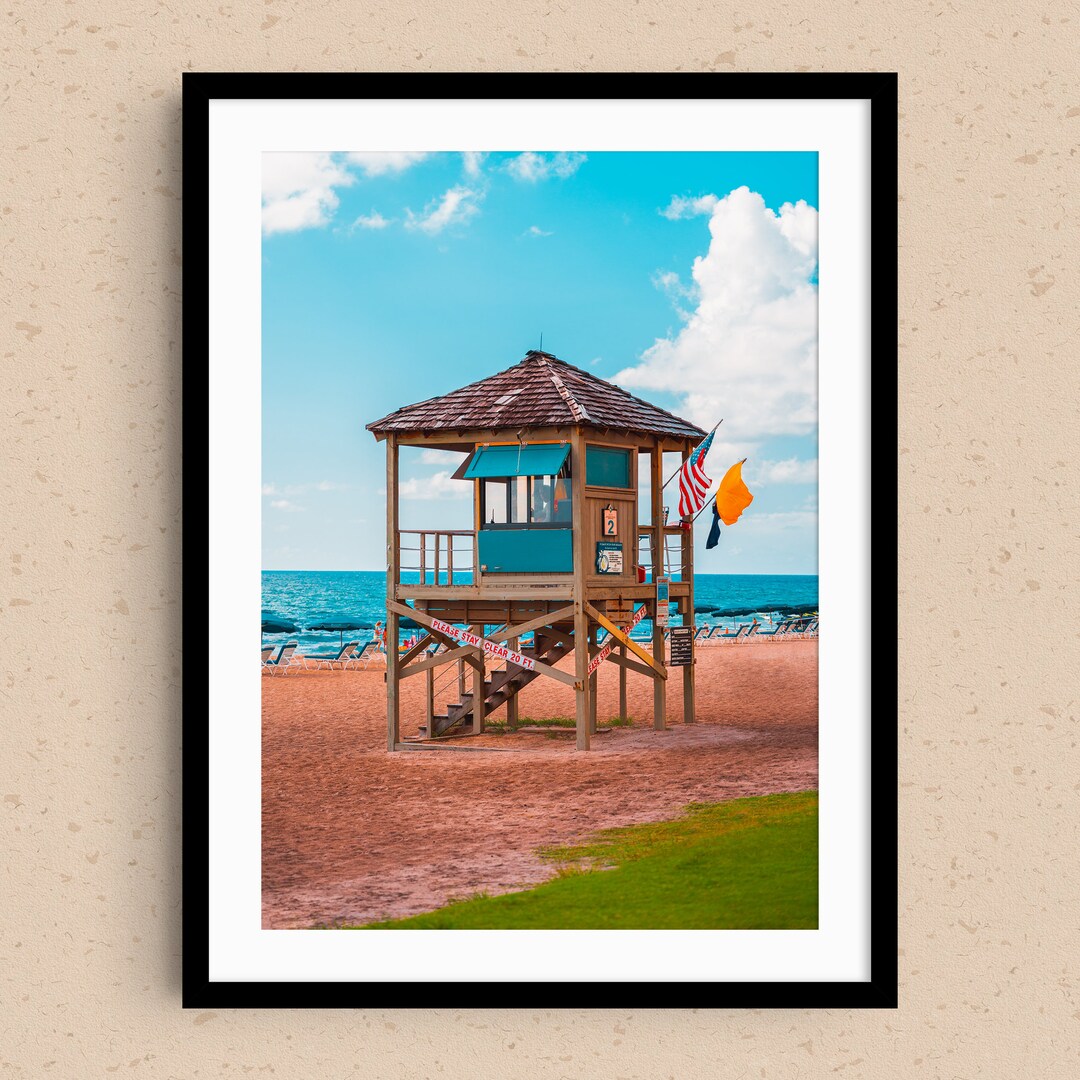 Seaside Watchtower 1 in Deerfield Beach, Florida - Photography Print ...