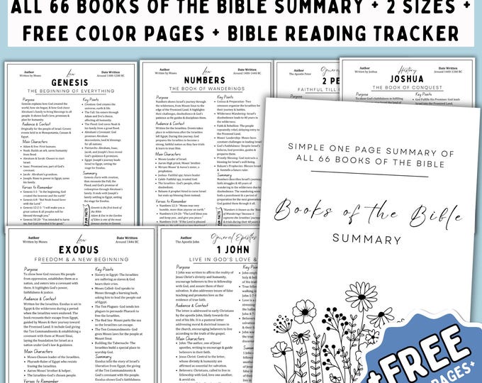 Old Testament Chronological Order Summary - New Testament Chronological ...