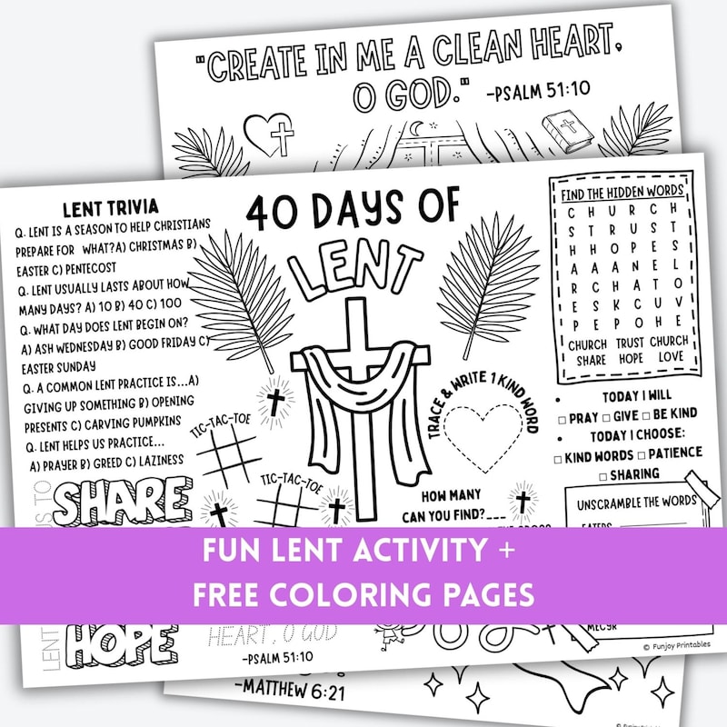Lent Art Activity - Etsy UK