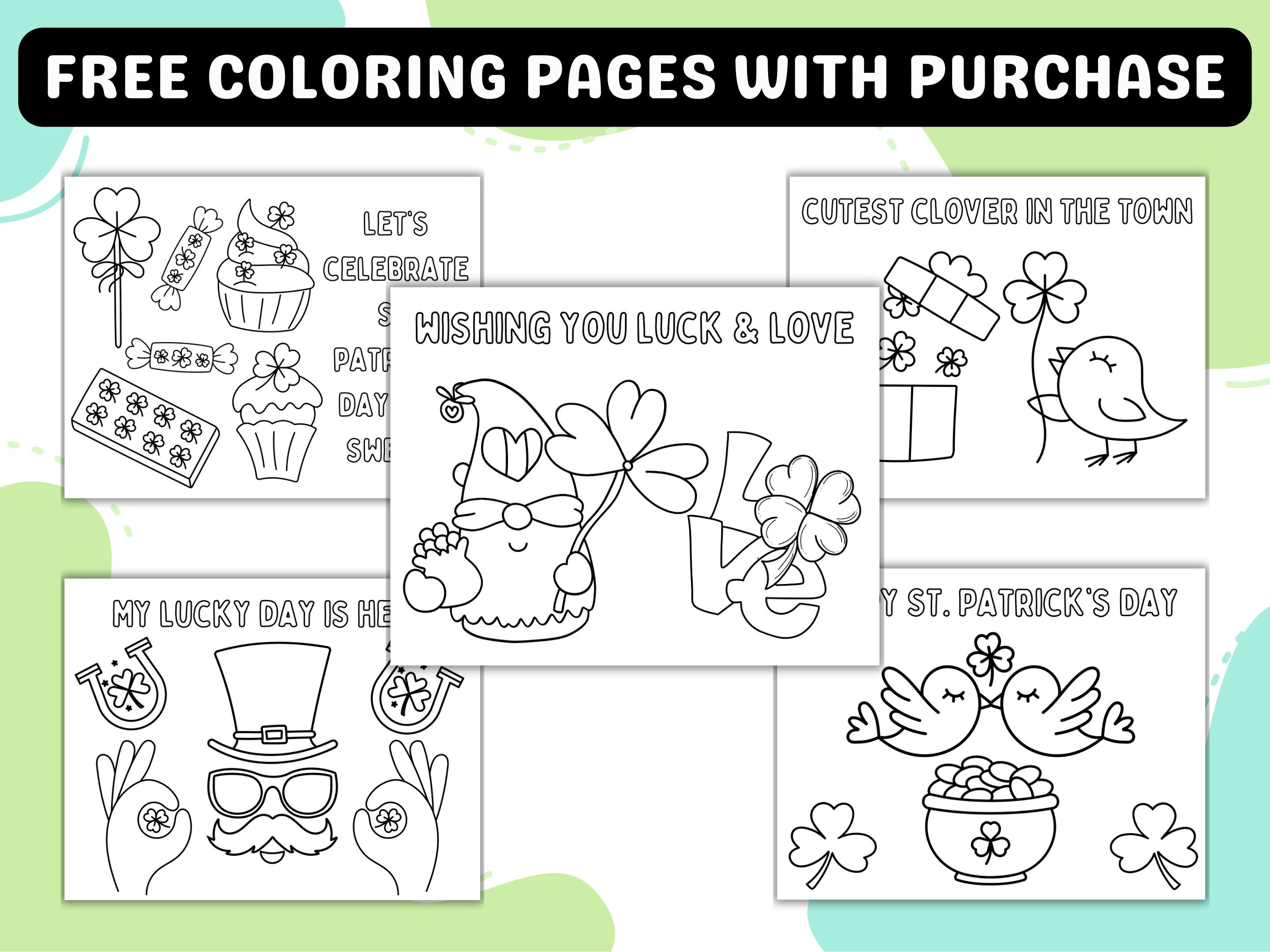 St. Patrick's Day Handprint Craft BUNDLE, Printable DIY Craft Activity ...